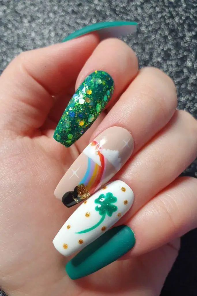 18 Cute St Patrick's Day Nails That Will Make You Feel Lucky ...