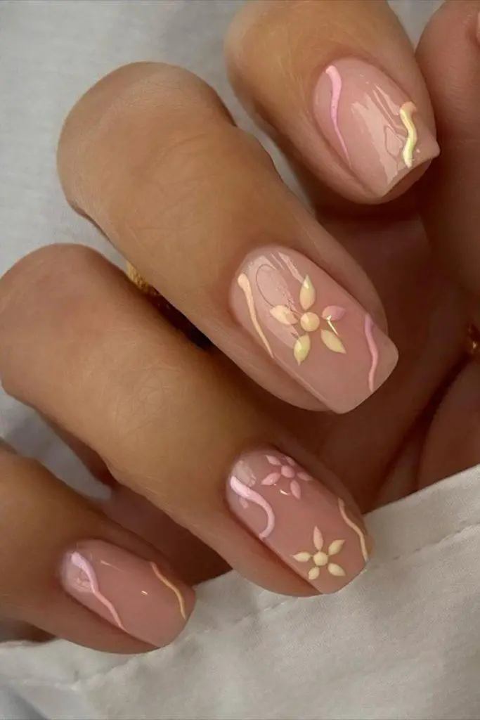 Top 18 Square Spring Acrylic Nail Designs for a Fresh Seasonal Look
