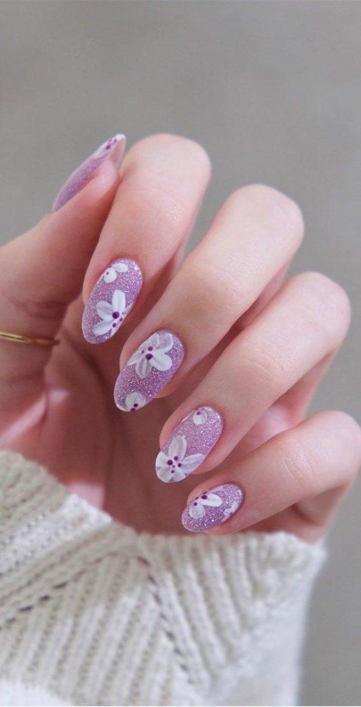 Spring 2024's Top Acrylic Almond Nail Designs | Simple Elegance