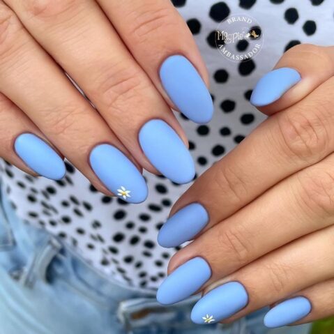 Top 18 Blue Short Summer Nail Designs for a Radiant Look