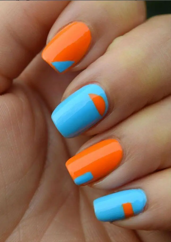 Orange Beach Nails | Top 18 Bright & Stylish Summer Manicure Ideas