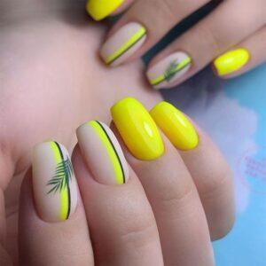 Brighten Your Look with 25 Cute and Simple Yellow Summer Nail Designs ...