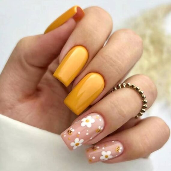 Brighten Your Look with 25 Cute and Simple Yellow Summer Nail Designs ...